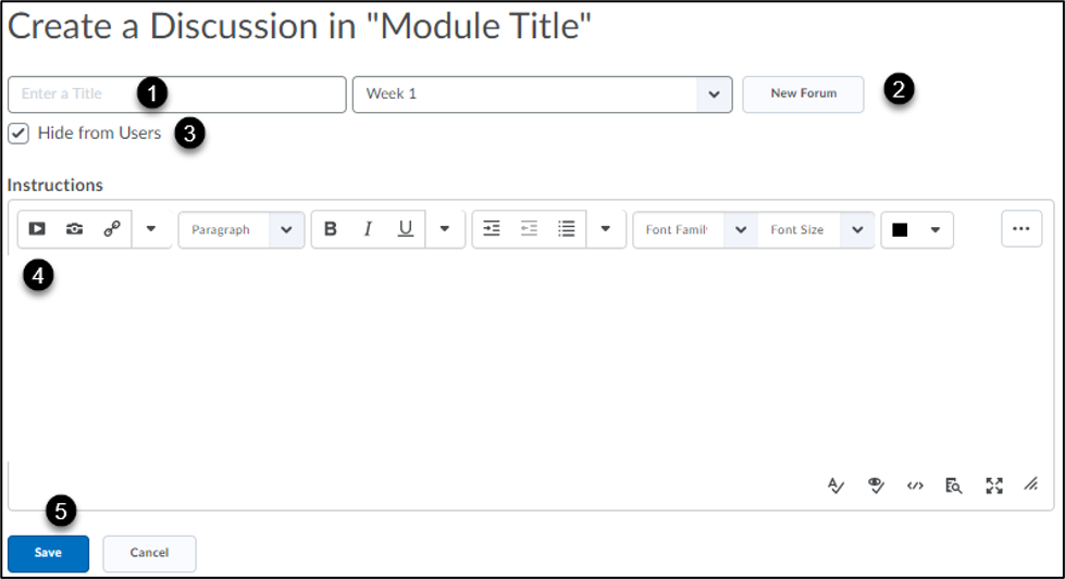D2L Discussions // Digital Learning // Marquette University