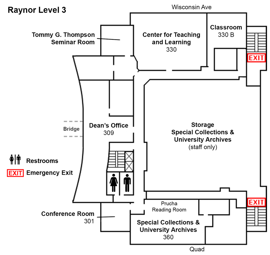 Floor Plans // Raynor Memorial Libraries // Marquette University